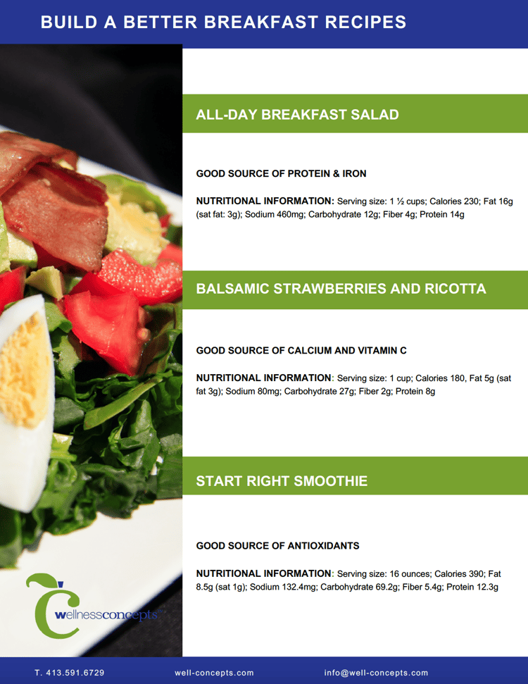 Build a Better Breakfast Recipes