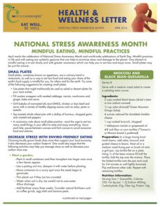 April Corporate Wellness Newsletter