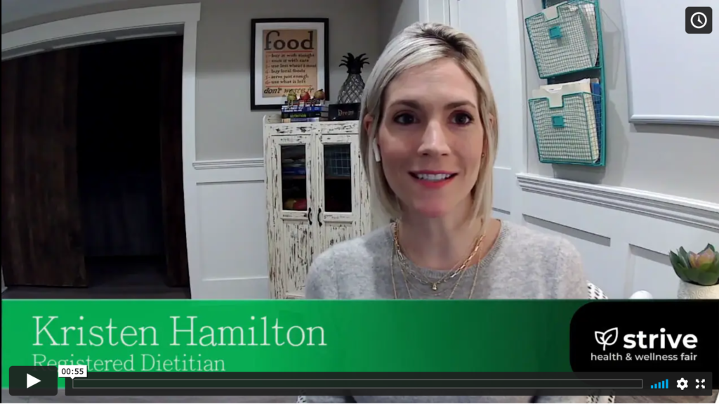 Meet the Virtual Health Fair Presenter: RD Kristen Hamilton